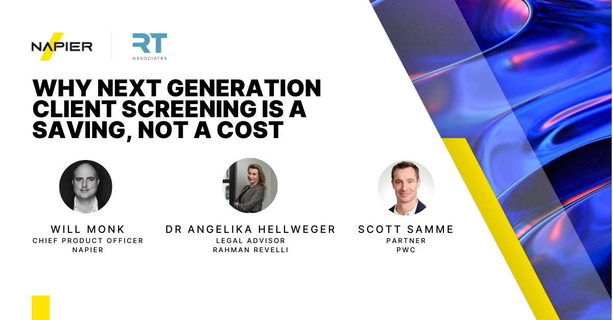 Why next-generation client screening is a saving, not a cost./